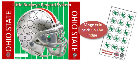 Helmet Reward Charts - Learn To Earn - Magnetic Reward Chart for Kids